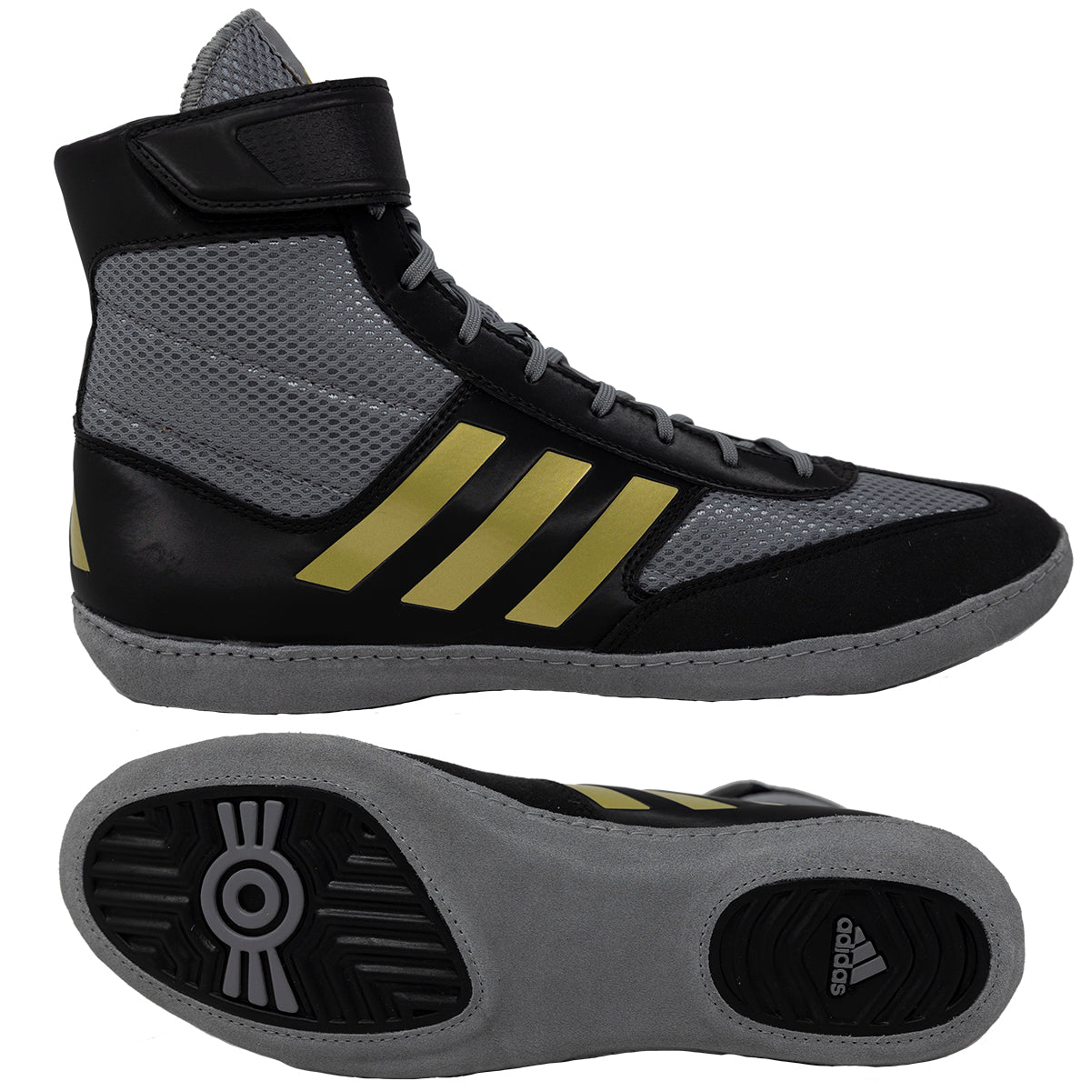 Men's Adidas Combat Speed 5 Wrestling Shoes - Grey – eSportingEdge