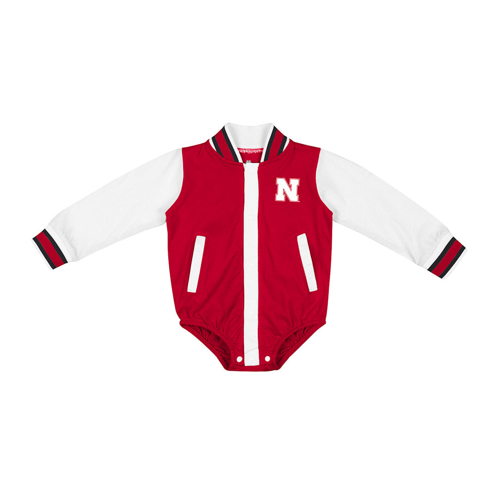 Boys' Nebraska Huskers Infant Bell Rings Varsity Onesie – eSportingEdge
