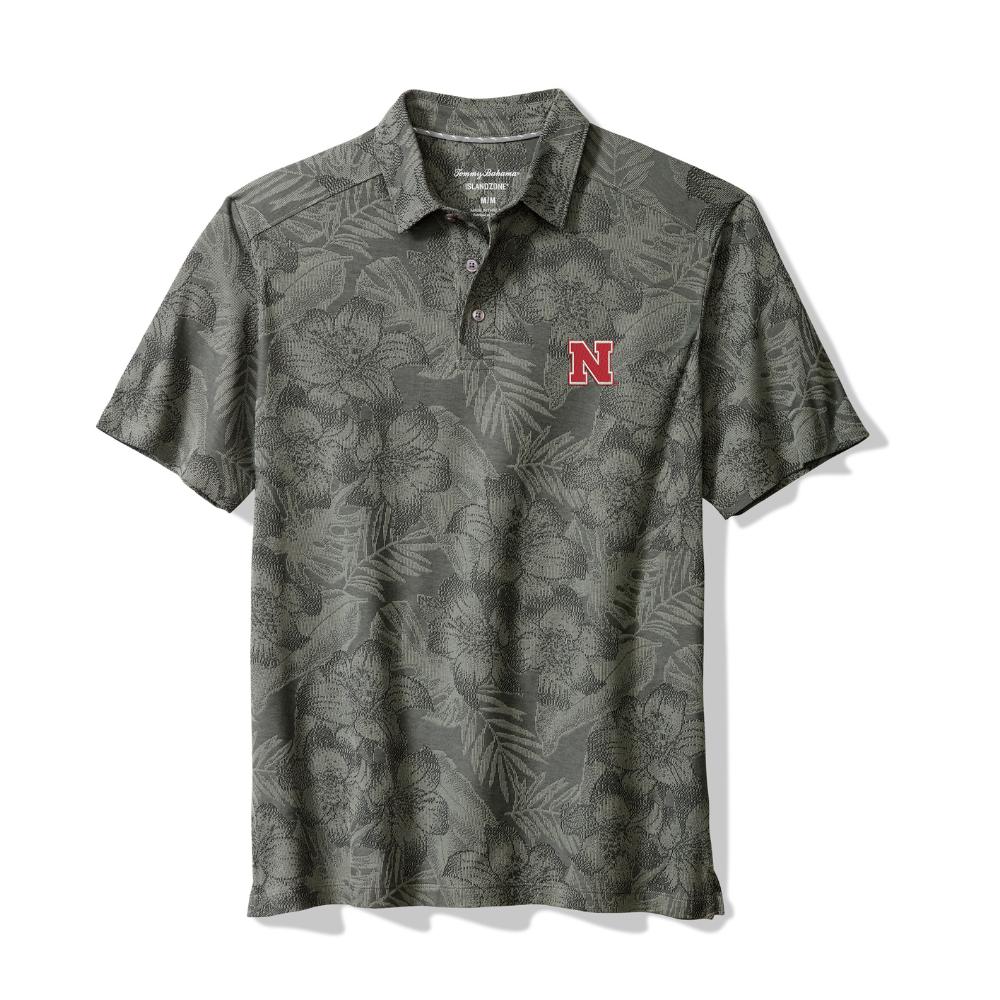 Men's Nebraska Husker Tommy Bahama Palm Fresco Polo – eSportingEdge