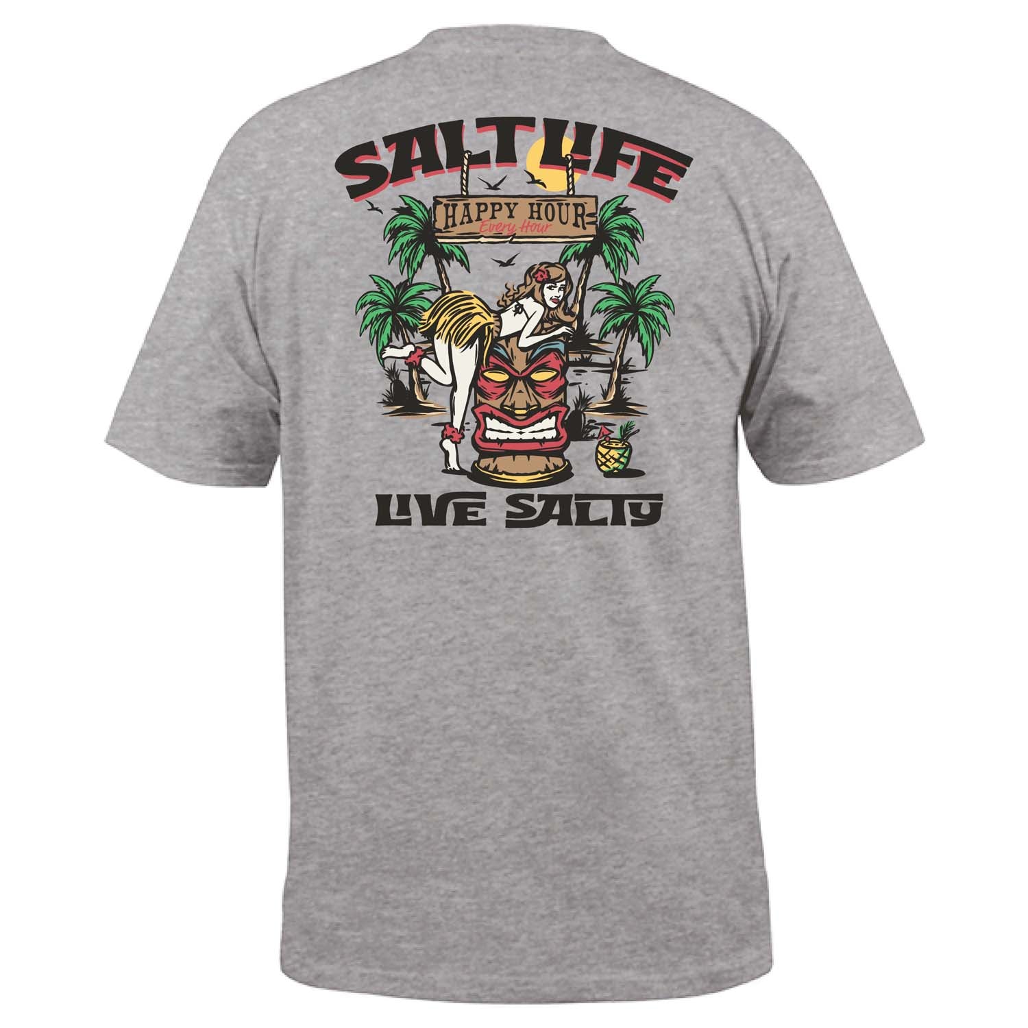 Men's Salt Life Tiki Hour Pocket T-Shirt – eSportingEdge