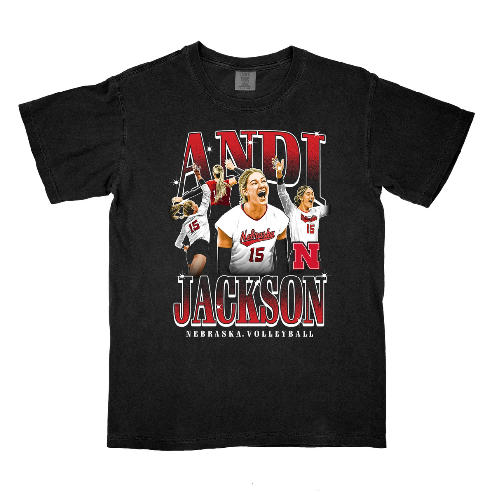 Women's/Men's Nebraska Huskers Andi Jackson Retro T-Shirt – eSportingEdge